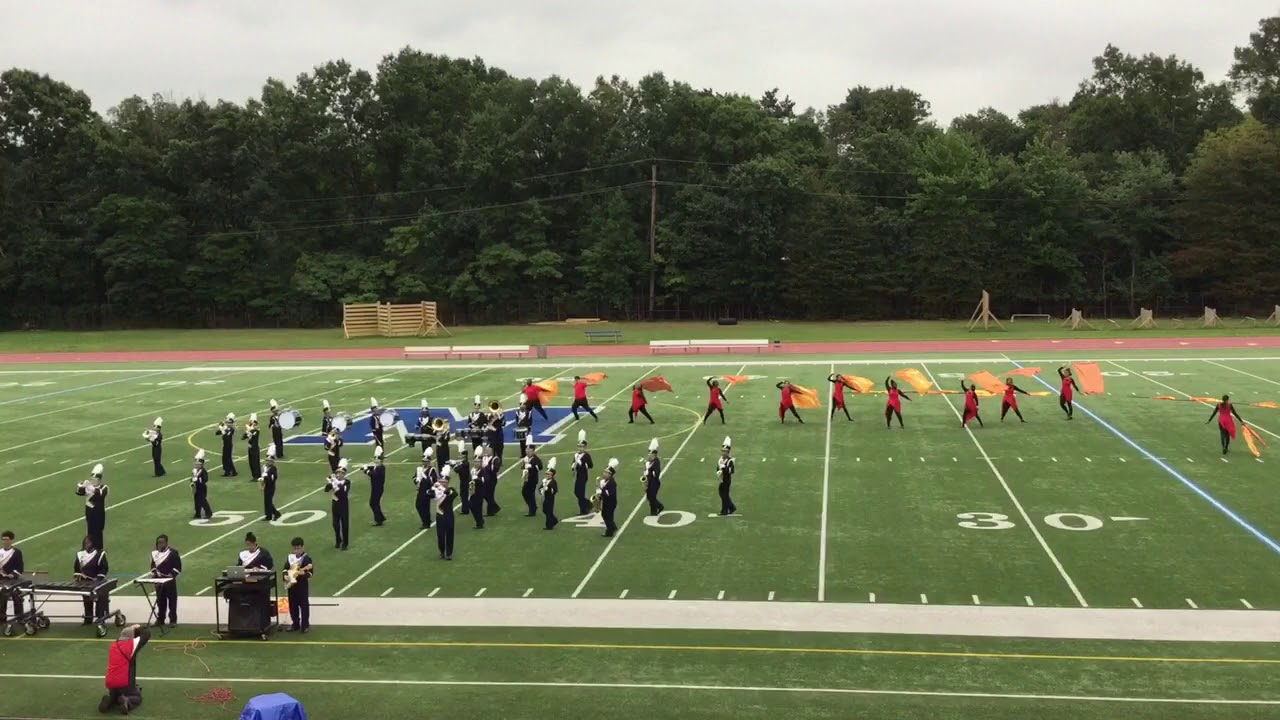 Hackensack High school marching band @ Metuchen pt 2 - YouTube