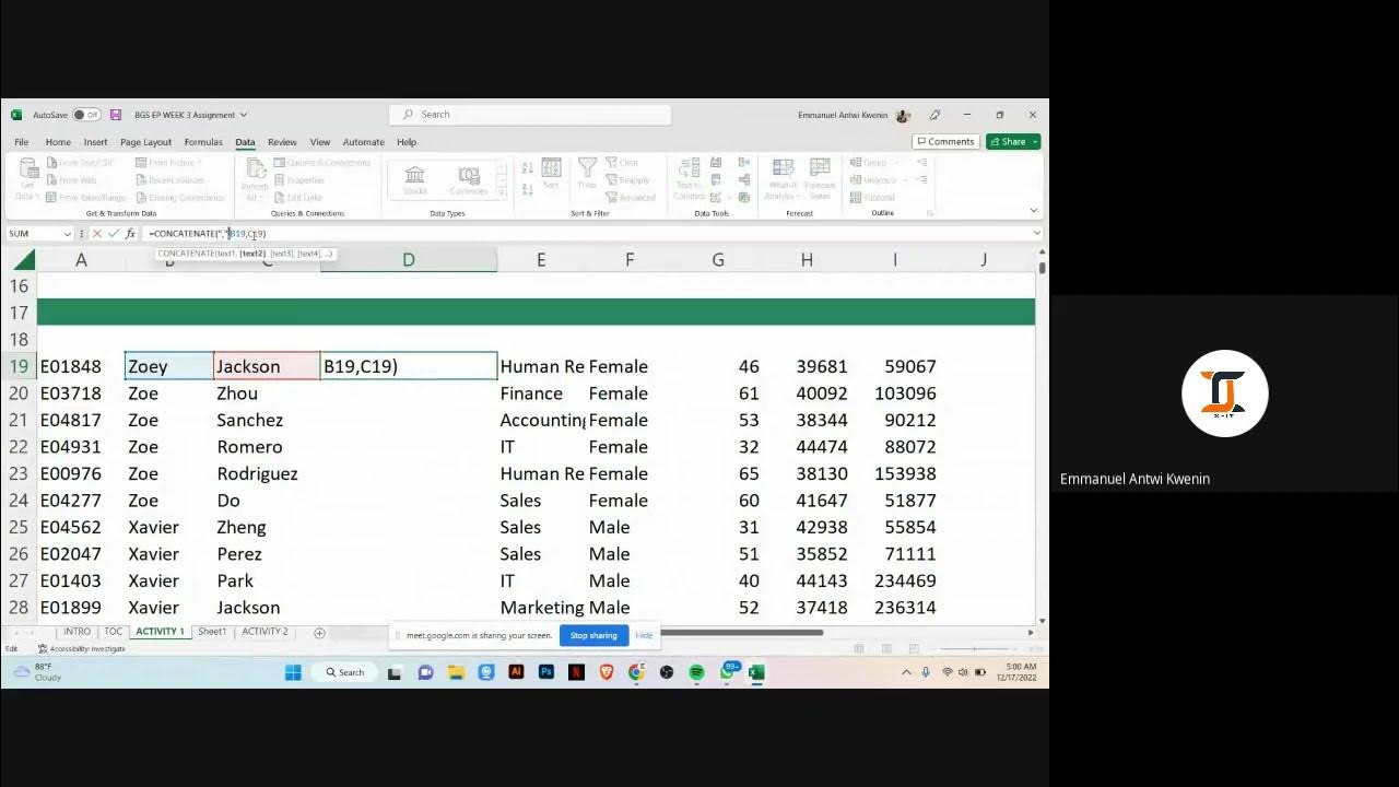 Introduction to Microsoft Excel Tables II - YouTube