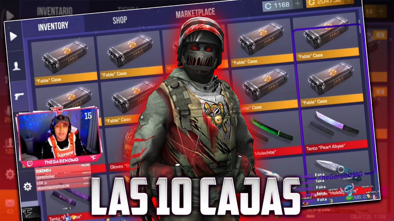 EL RETO DE LAS 10 CAJAS pero en STANDOFF 2! Agustin 736 VS TheGarenOMG ...
