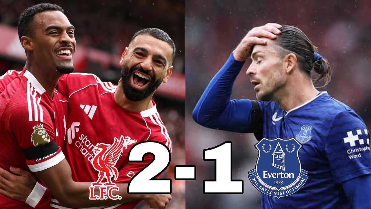 Liverpool SCRAPE a win against Everton 2-1... - YouTube