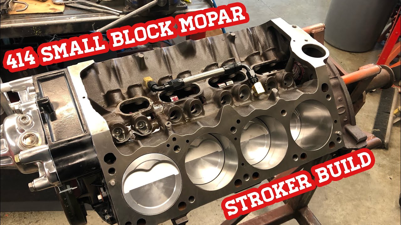 Finally we got our short block! 414 small block mopar stroker build ...