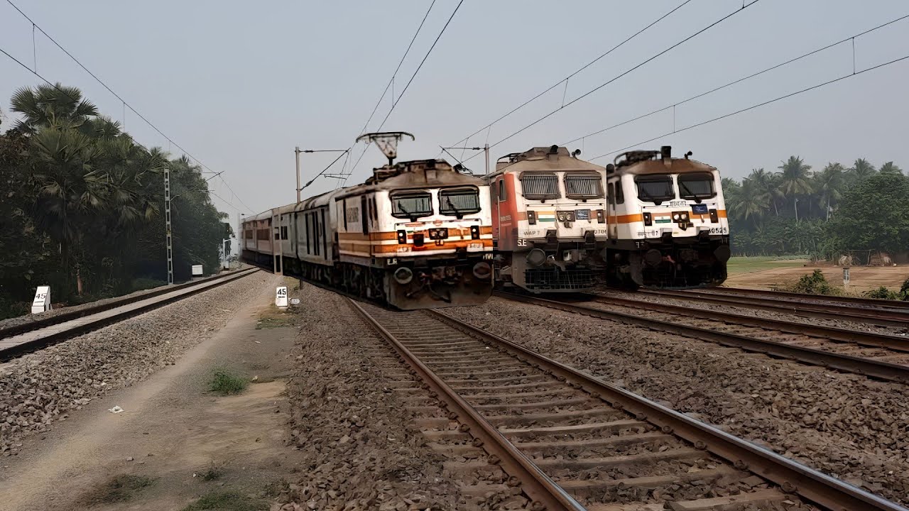 🤩(3+1)dn Booster trains🤩12322-Mumbai mail13006-Amritsar - Howrah ...