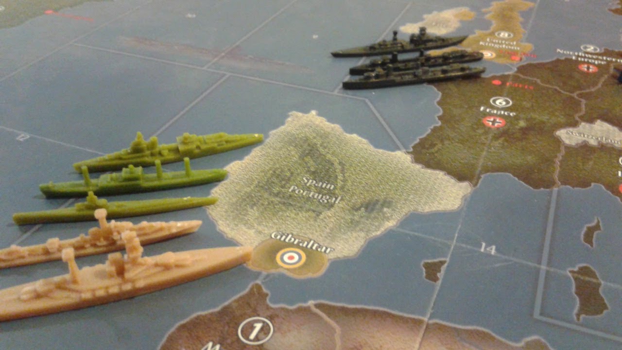 Combined Combat - Axis/Allies 1942 2nd ed - YouTube