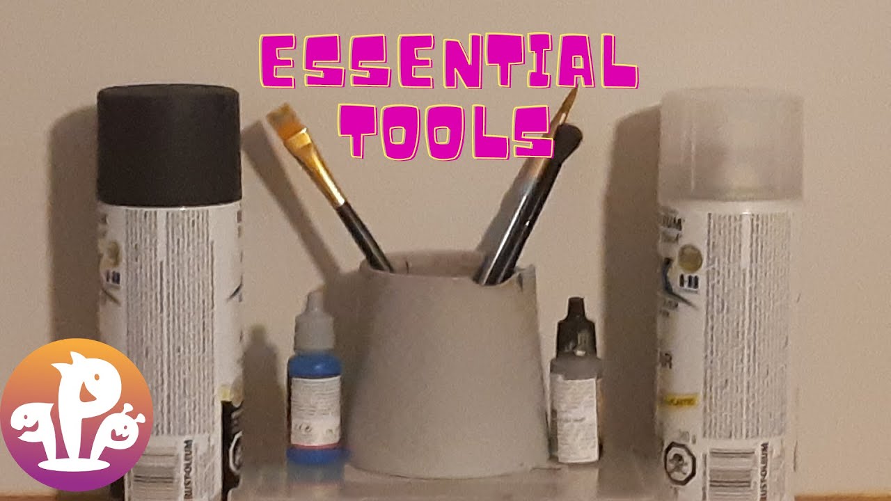 Miniature Painting Essentials - Cheap Stuff That Works! - YouTube