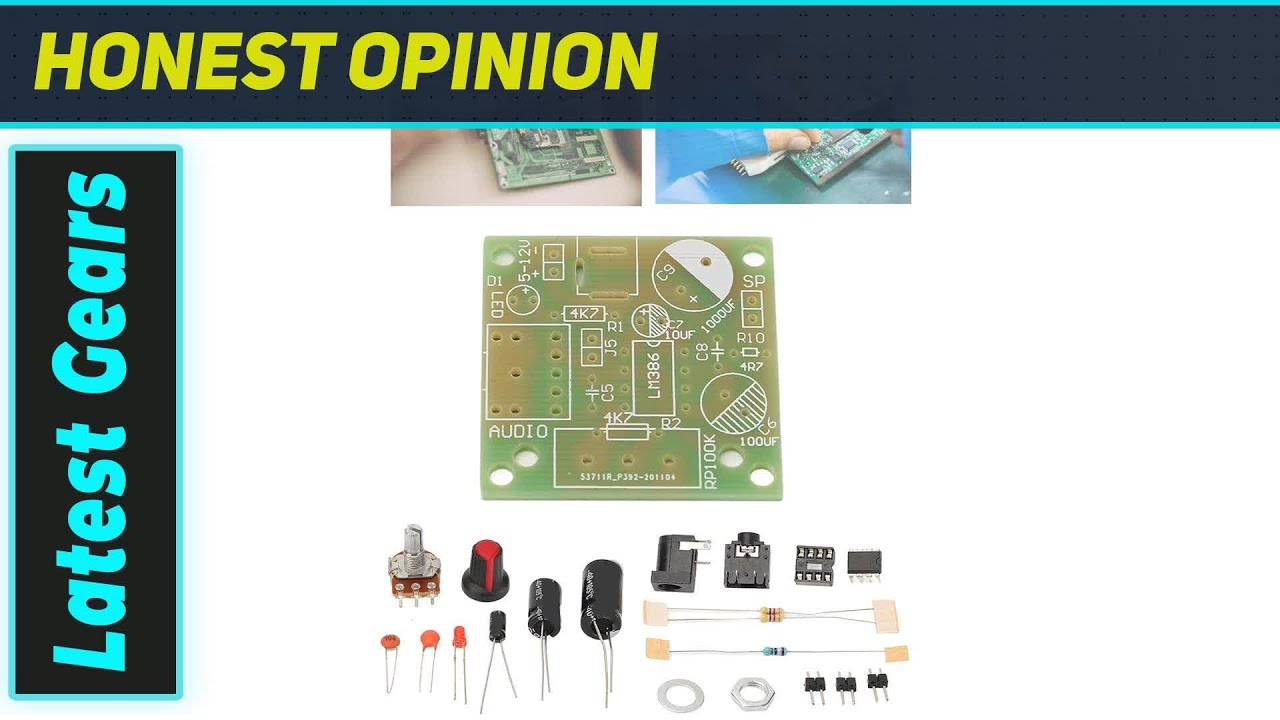 Easy DIY LM386 Audio Amp Module Kit Build - YouTube