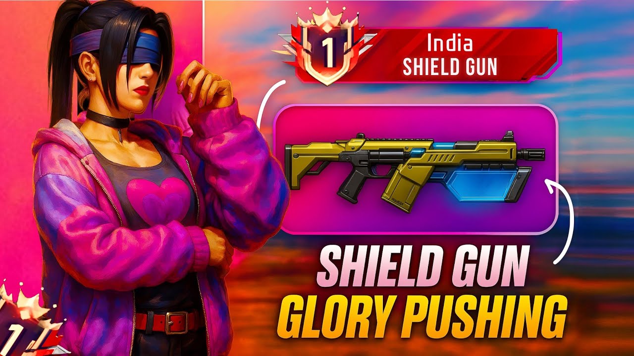 Free fire shield gun weapon glory push - (is it possible) ??? 😱 - YouTube