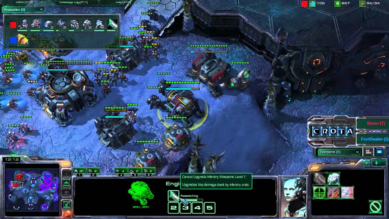StarCraft 2 - Boxer (T) vs FruitDealer (Z) on Shakuras Plateau - YouTube