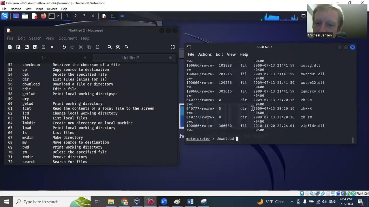 Introduction to the Meterpreter Shell - YouTube