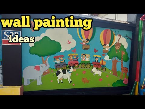 LUKIS DINDING TK | project mural TK Kartika III-26 cilacap - YouTube