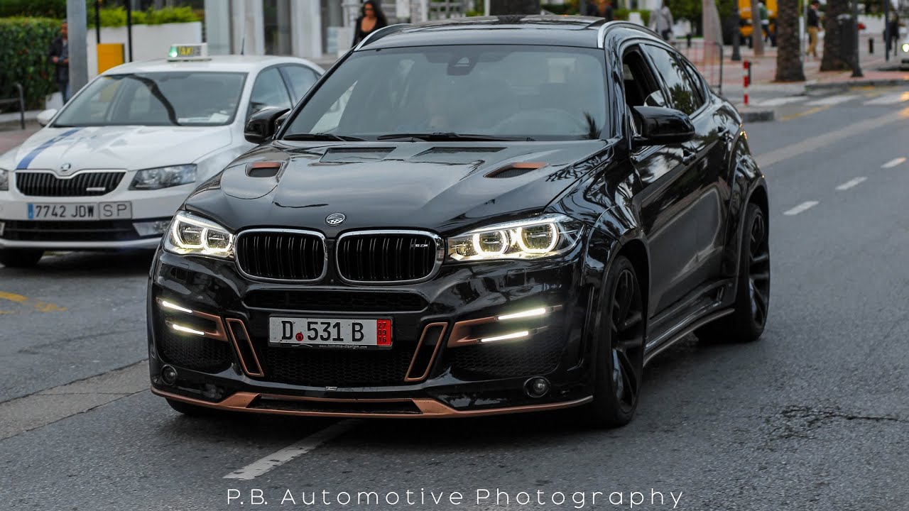 BMW Lumma CLR X6 R Sound in Puerto Banús - YouTube