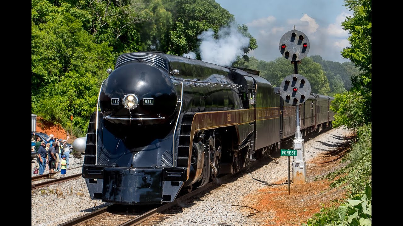[HD] N&W Class J #611 Homecoming- May 30, 2015 - YouTube