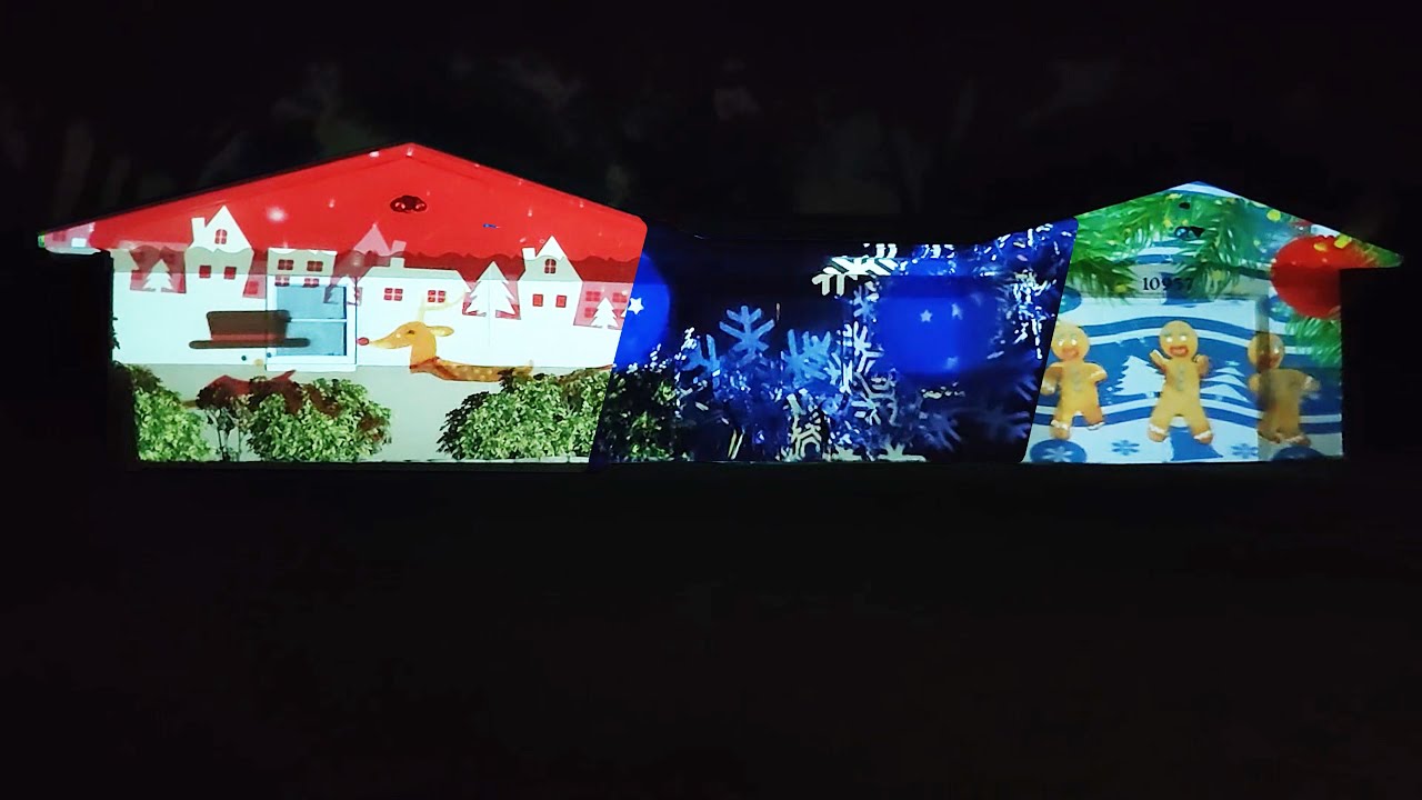 Christmas Projection Mapping Bundle for standard videos - YouTube