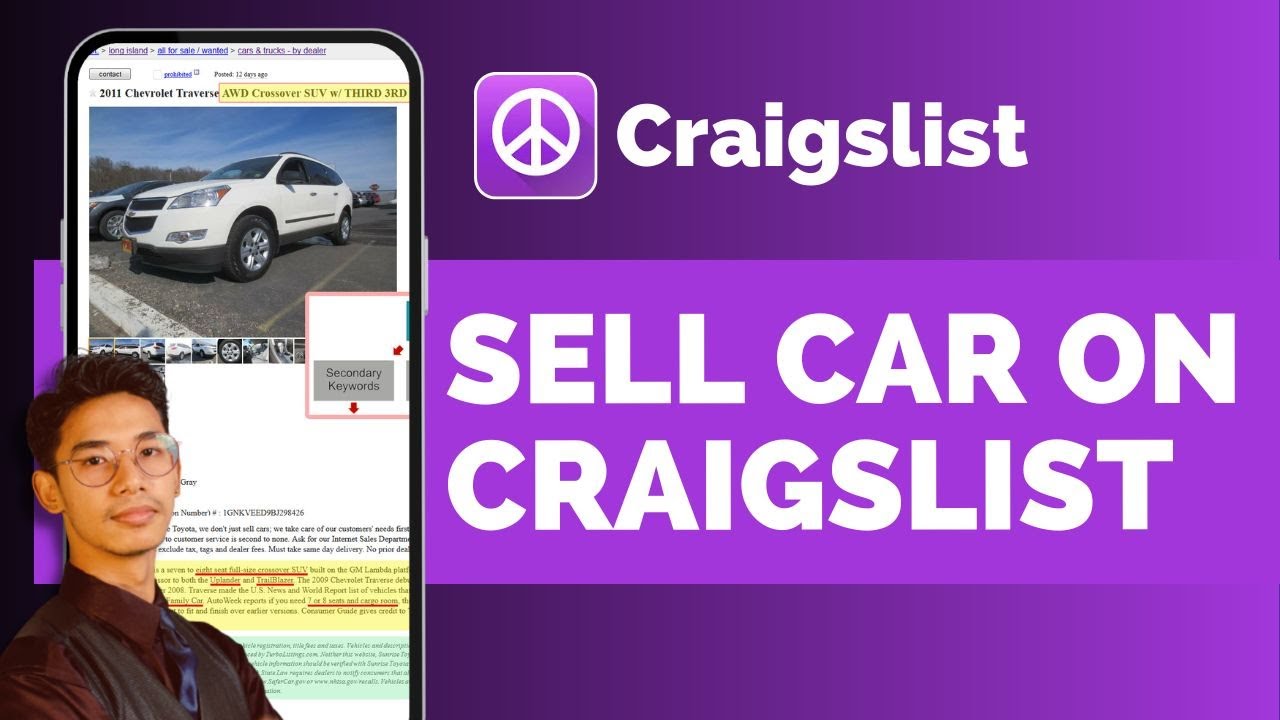 How To Sell A Car On Craigslist ! - YouTube