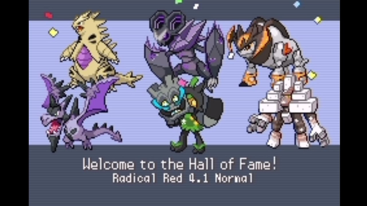 Pokemon Radical Red 4.1 Rock Monotype - Elite 4/Champion - YouTube