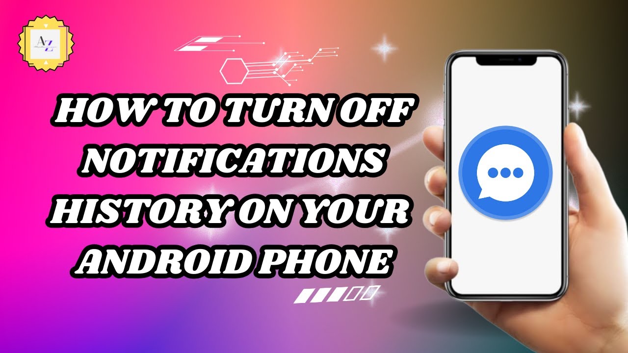 How to turn off notifications history on your Android phone - YouTube