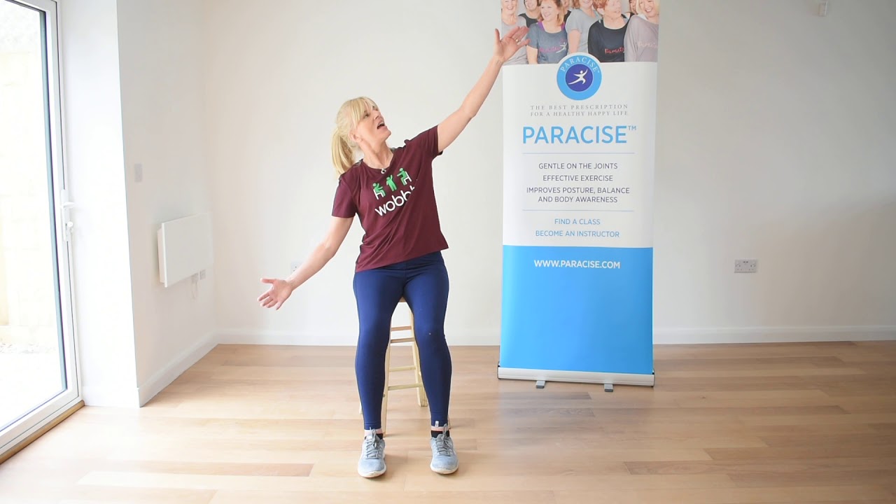 Seated home exercise. Posture, breathing, active sitting. - YouTube