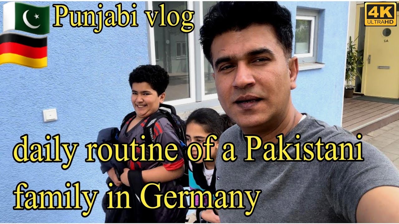Let's see the daily routine of a Pakistani family in German - YouTube