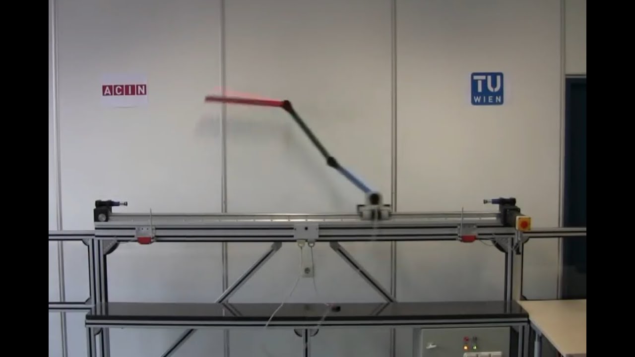 Regelungstechnik: Dreifach- Pendel / Triple Pendulum on a Cart ...