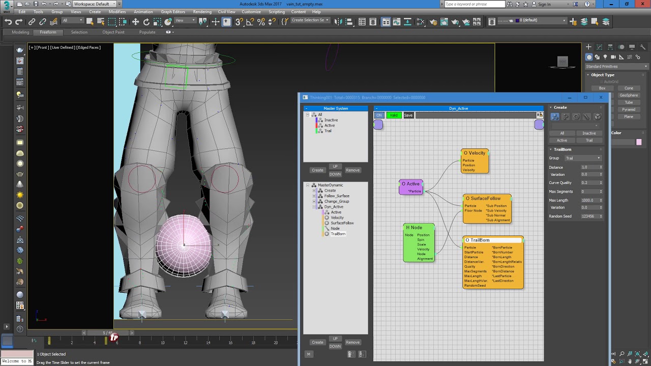 Rui Romano TP SurfaceFollow / ImplicitShape Production Series Tutorial ...