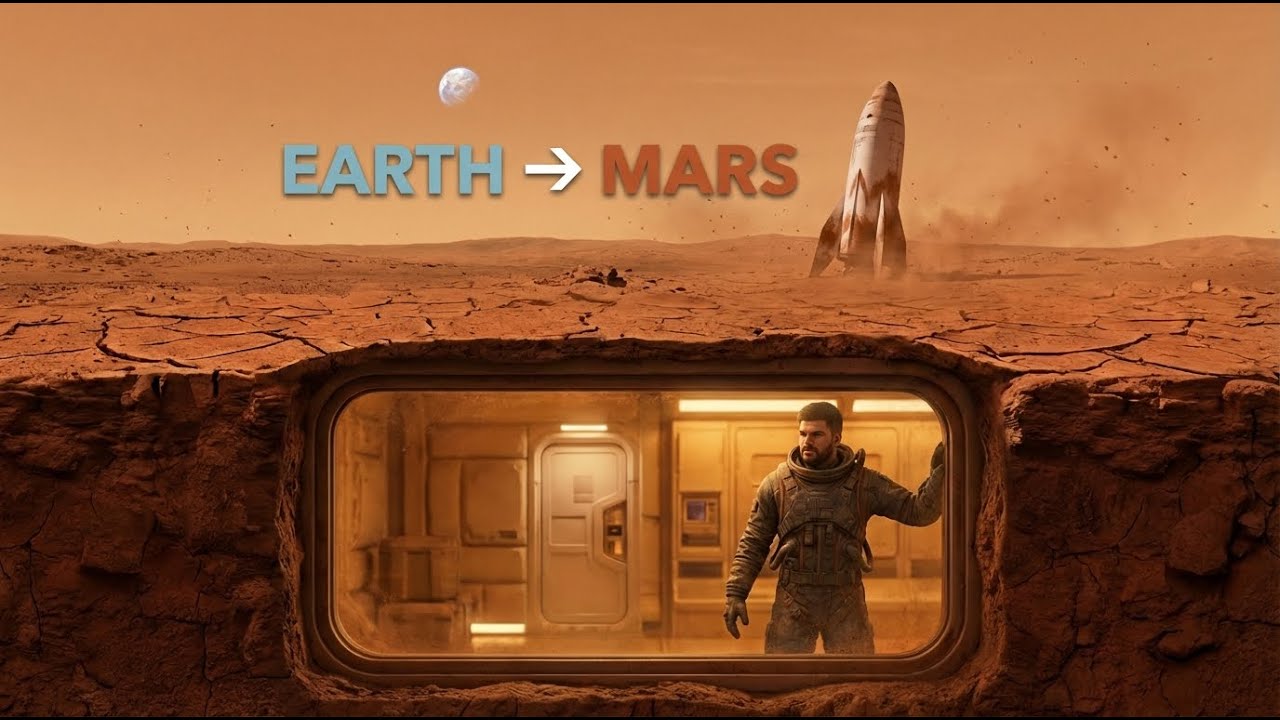He Secretly Built a Base on Mars | A Cinematic Survival Documentary ...