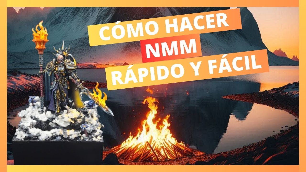 Cómo pintar NMM facil en tus minis de warhammer | How to paint NMM easy ...