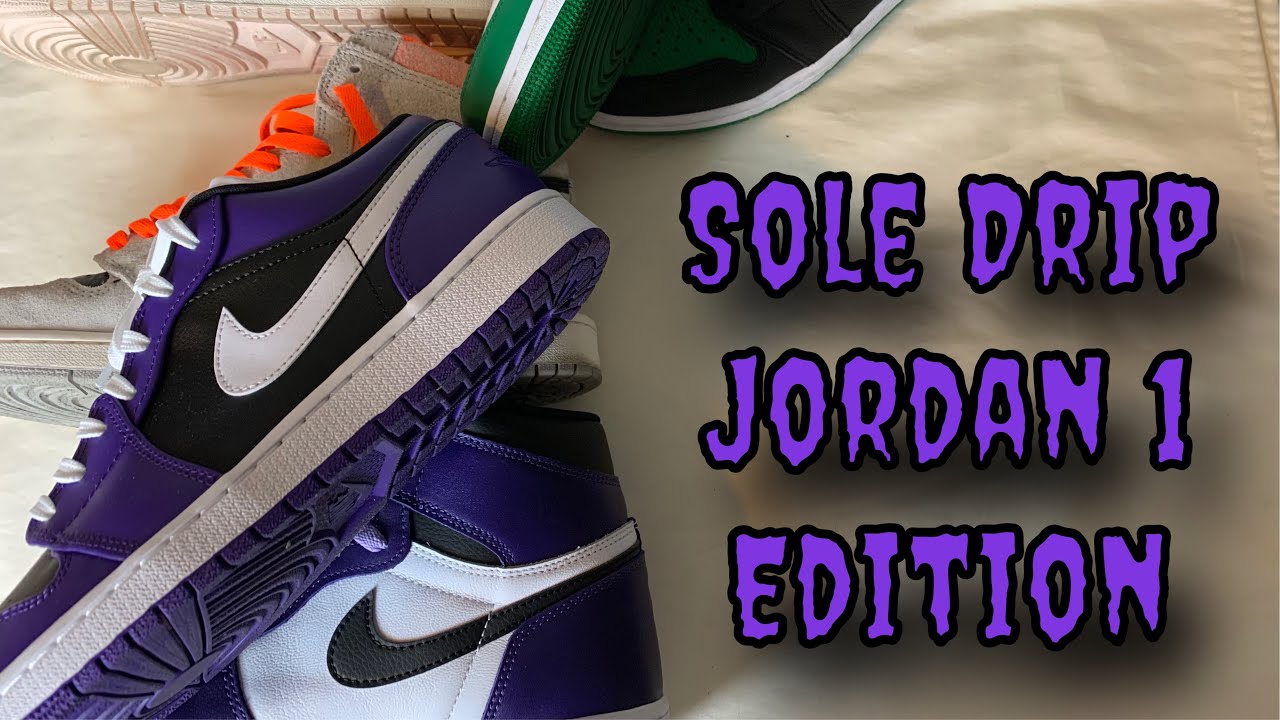 SOLE DRIP JORDAN 1 EDITION - YouTube