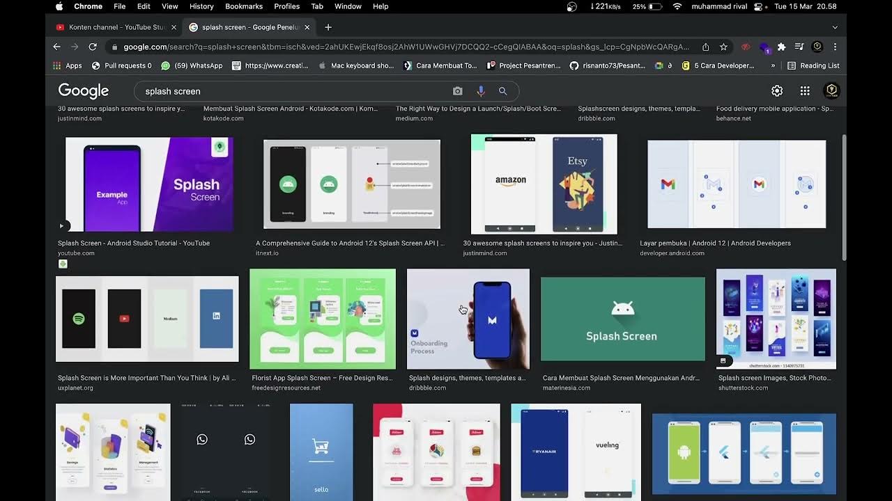 TUTORIAL MEMBUAT SPLASH SCREEN DENGAN ANDROID STUDIO || KOTLIN - YouTube