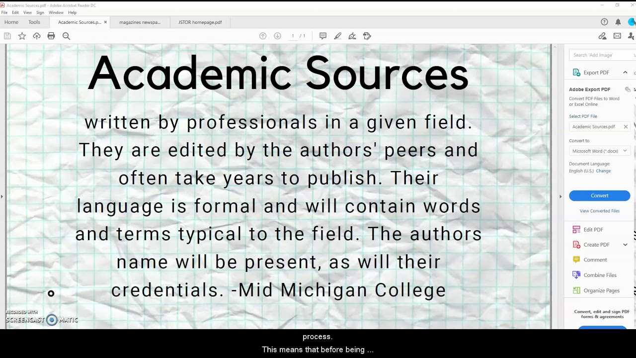 Importance Of Academic Sources YouTube Importance Of Academic Sources YouTube