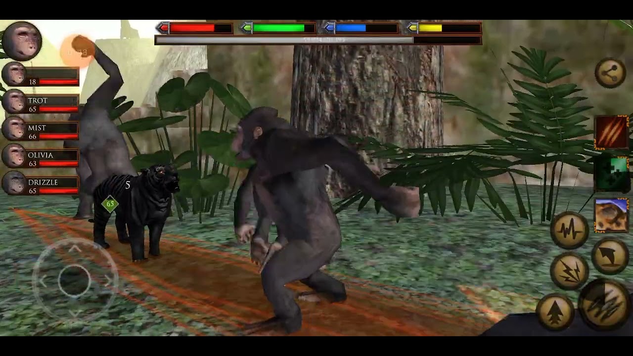 Ultimate Jungle Simulator: Chimpanzee VS All Bosses - YouTube