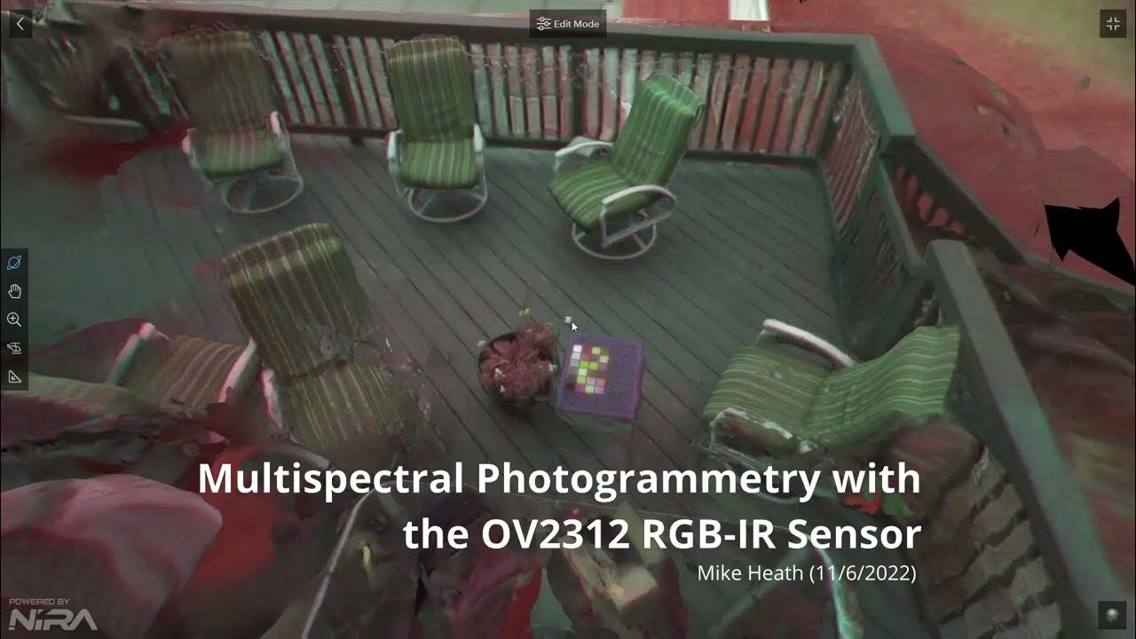 Multispectral Photogrammetry with the OV2312 RGB-IR Sensor - YouTube