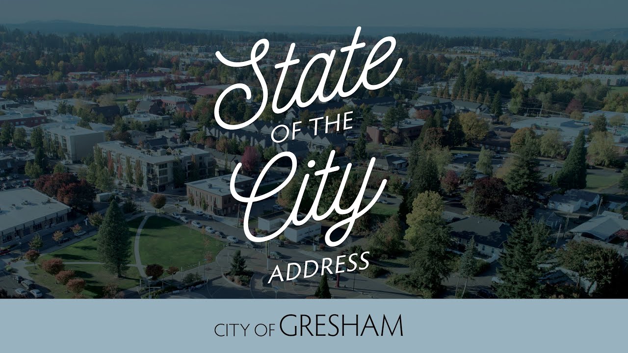 2022 State of the City Address with Gresham Mayor Travis Stovall - YouTube
