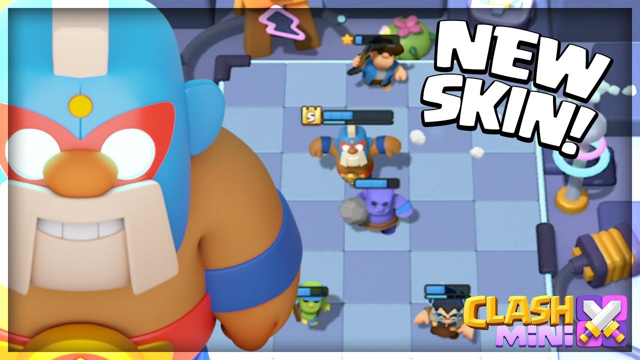 Clash Mini Unlocking a NEW SKIN Monk Luchador! - YouTube