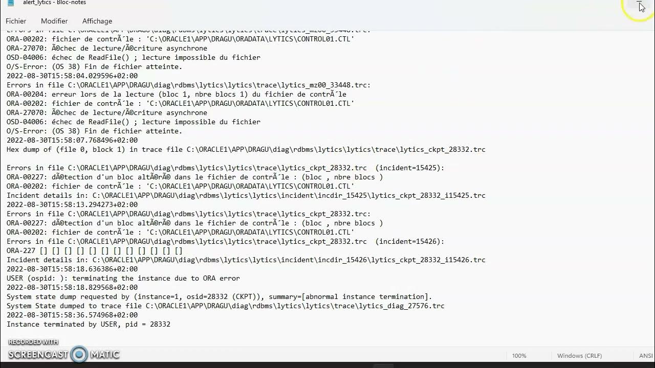 Oracle Restorerecover Case 1 The Controlfile Is Lost Youtube