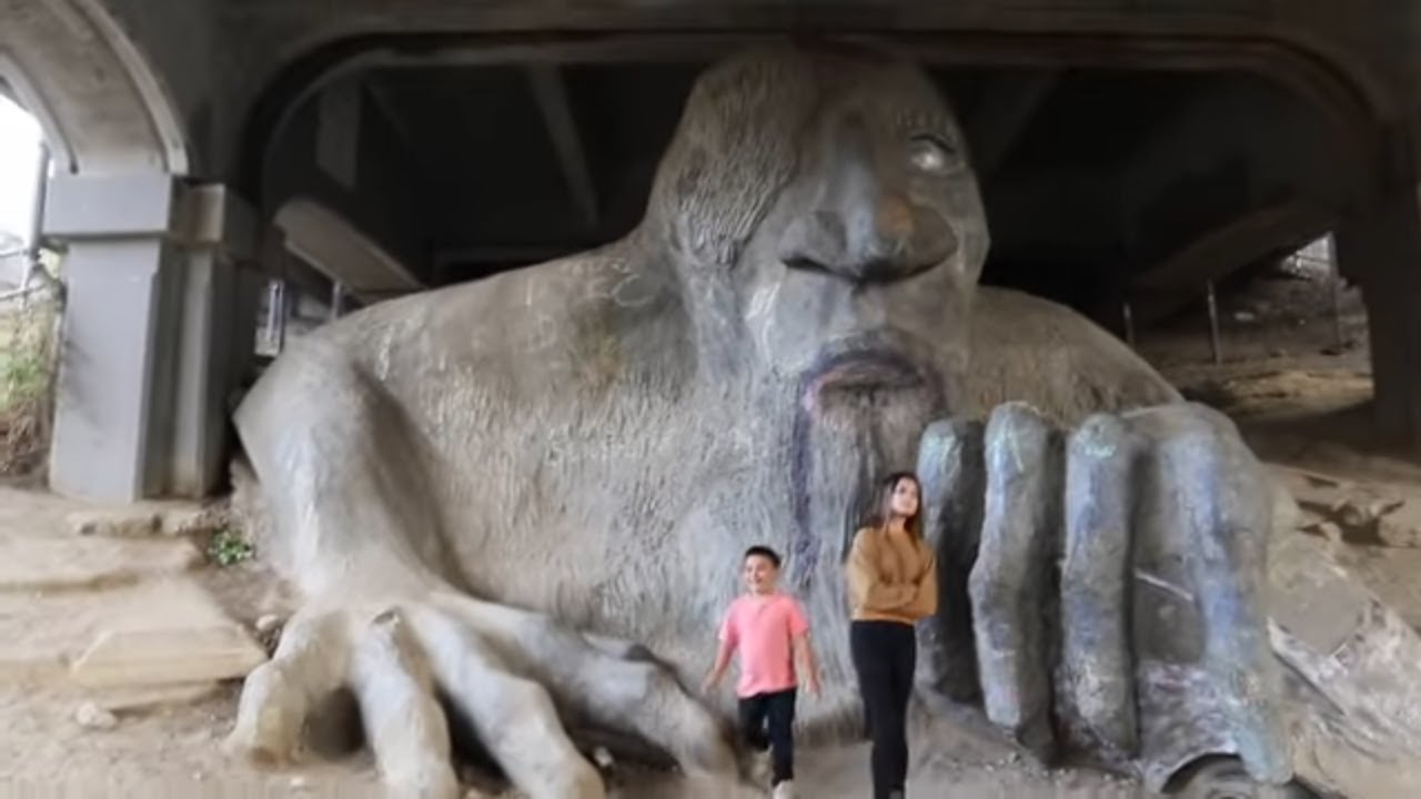 Seattle Family Travel Troll Under The Bridge | Weird Travel Destination ...