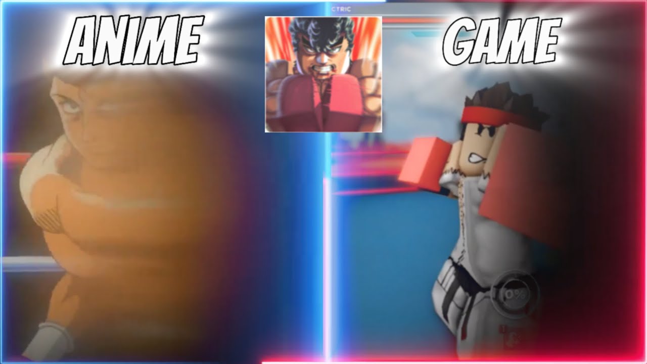 Hands low ultimate vs anime in the (untitled boxing game) - YouTube