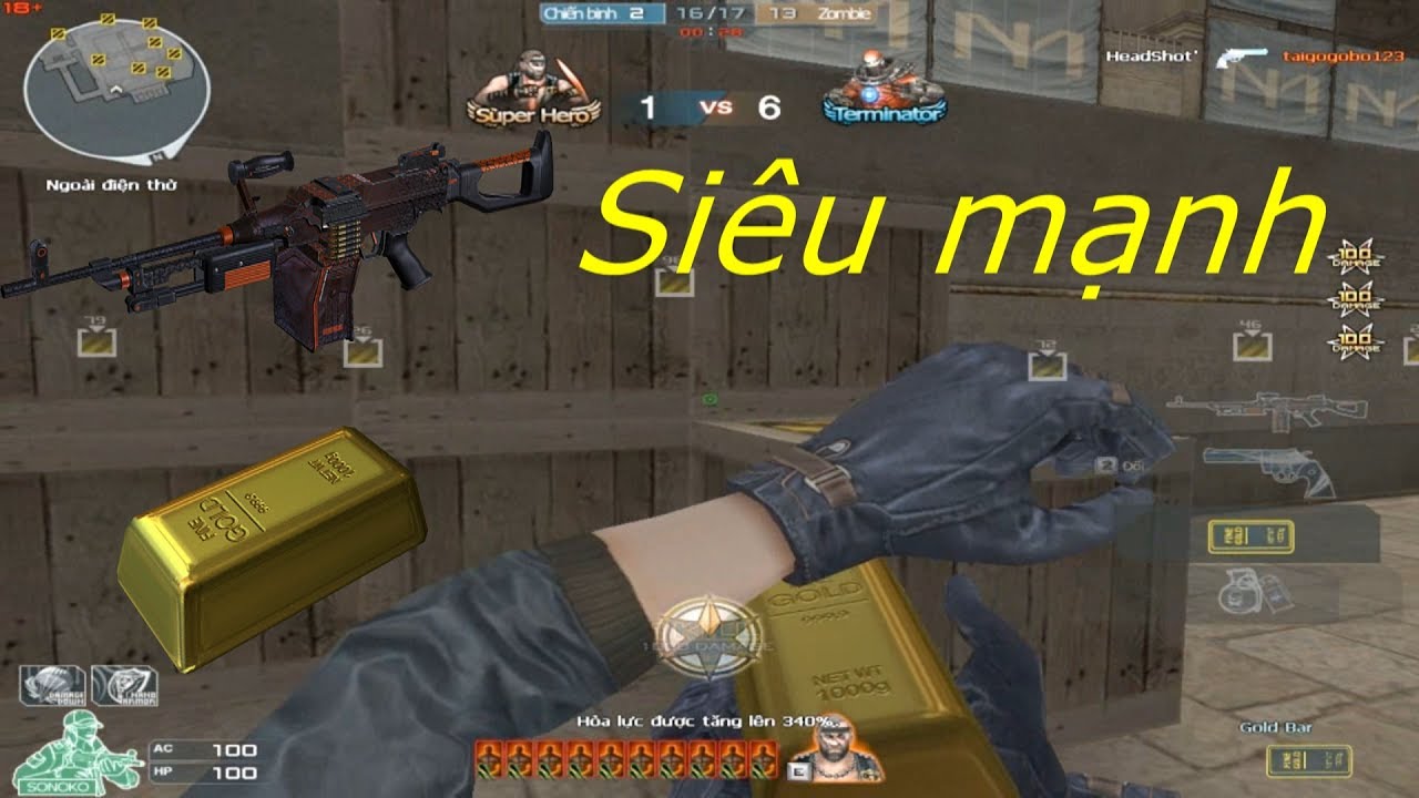 [ Bình Luận CF ] Vector SS-77-Hexagon, Gold Bar - Tiền Zombie v4 - YouTube