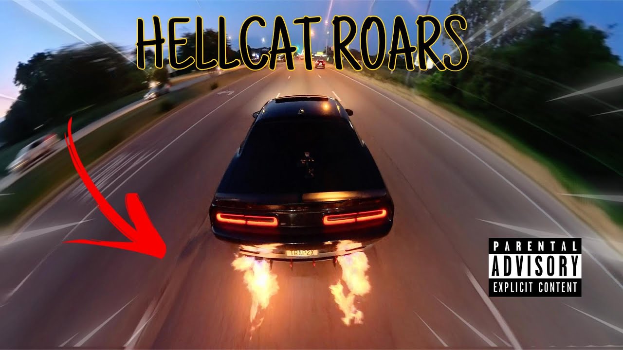 Catless Widebody Hellcat Goes Full Dragon Mode (No Talking POV) - YouTube