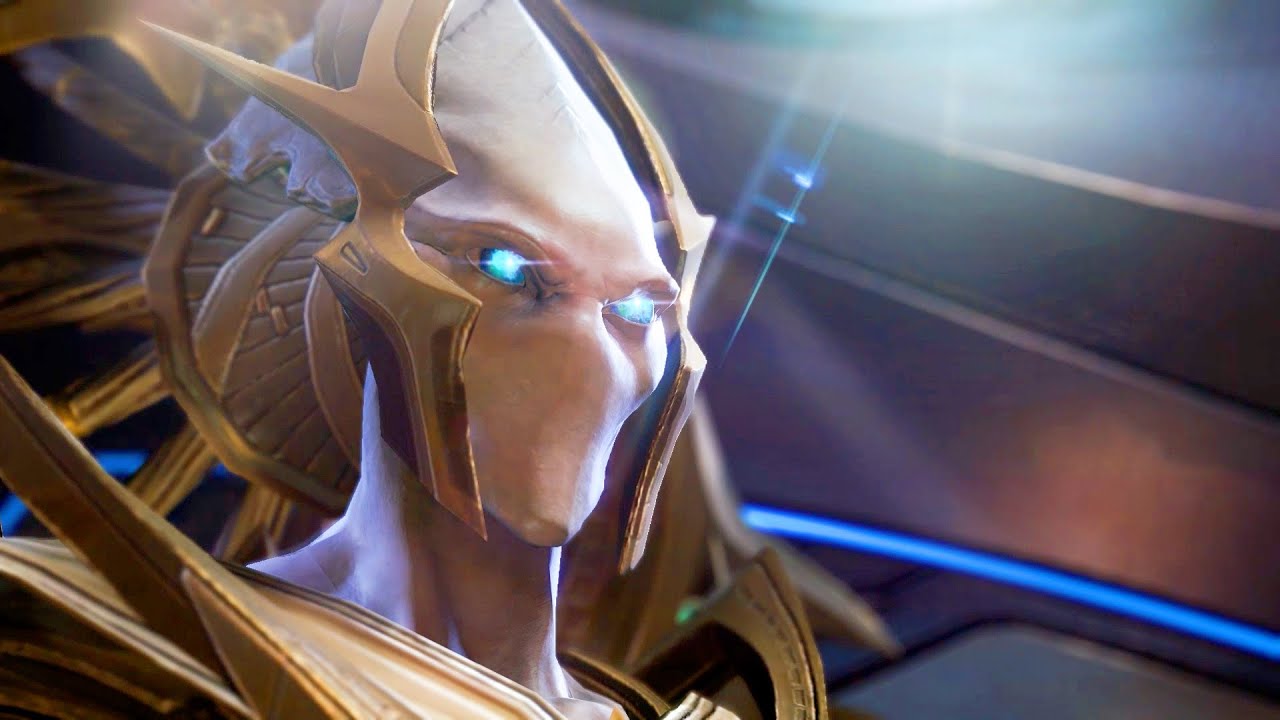Rohana Artanis Meets Grand Preserver On Protoss Arkship Starcraft 2 Legacy Of Void Youtube