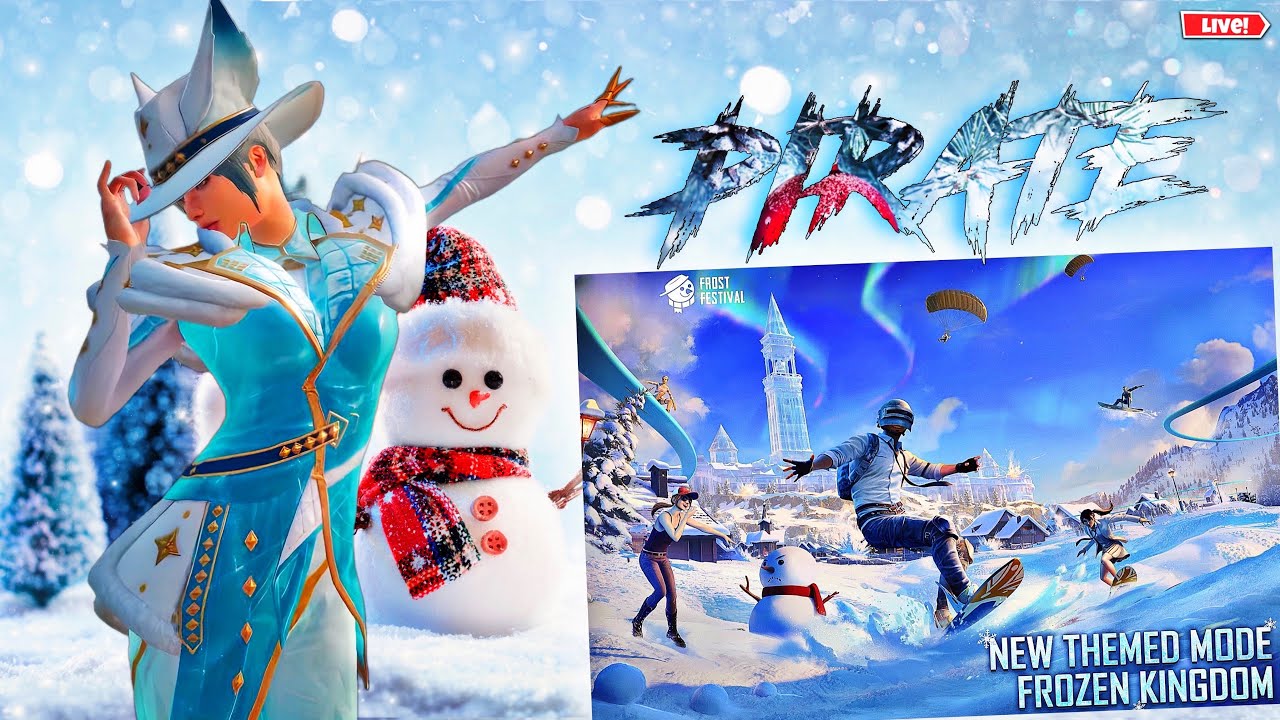 BGMI 2.9 UPDATE IS HERE 🥶 SNOW FESTIVAL ⛄️| BGMI TELUGU LIVE - YouTube