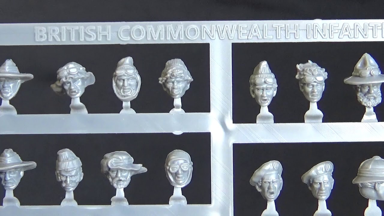 British Commonwealth Infantry (Desert) Sprue review - YouTube