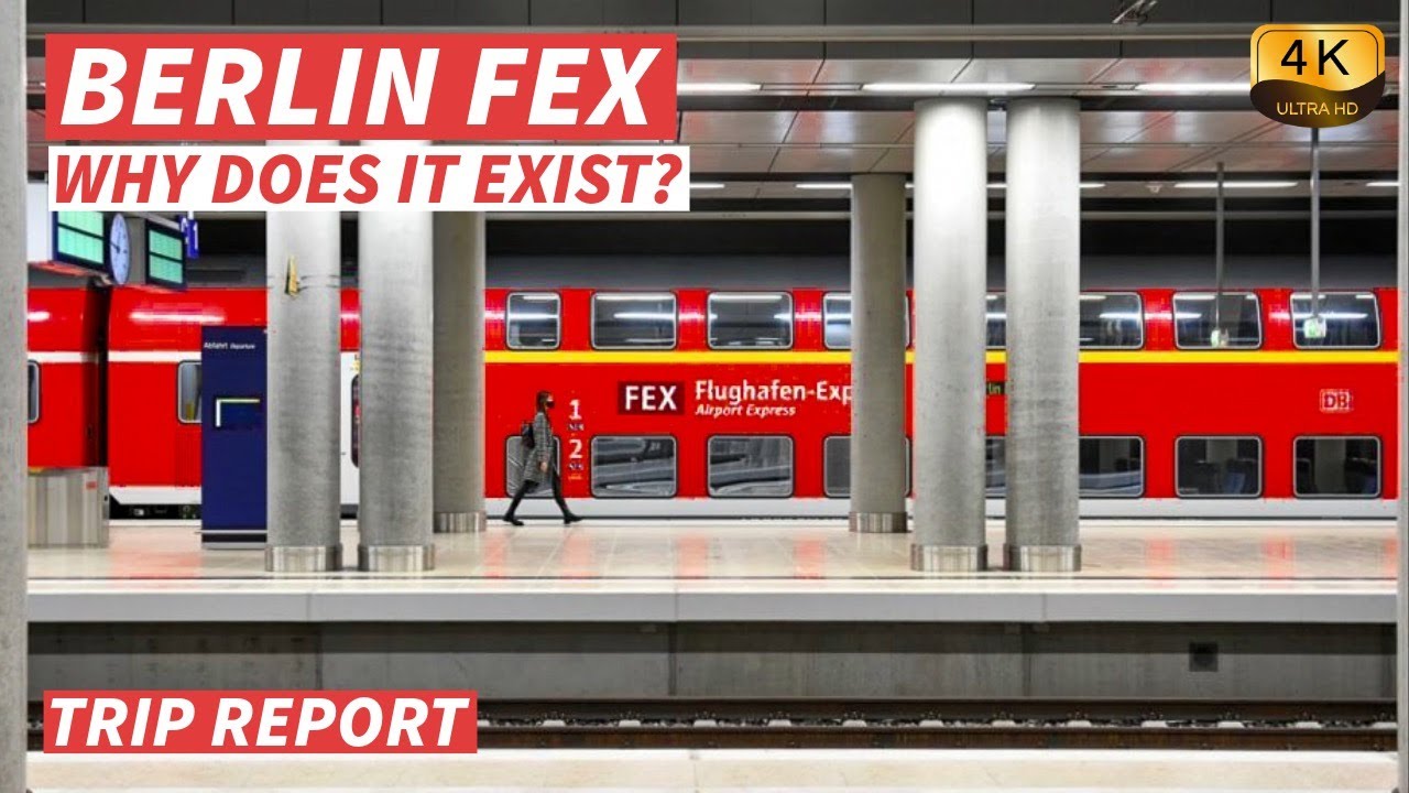【4K】First Class on Berlin's Airport Express Train - Is It Worth the ...
