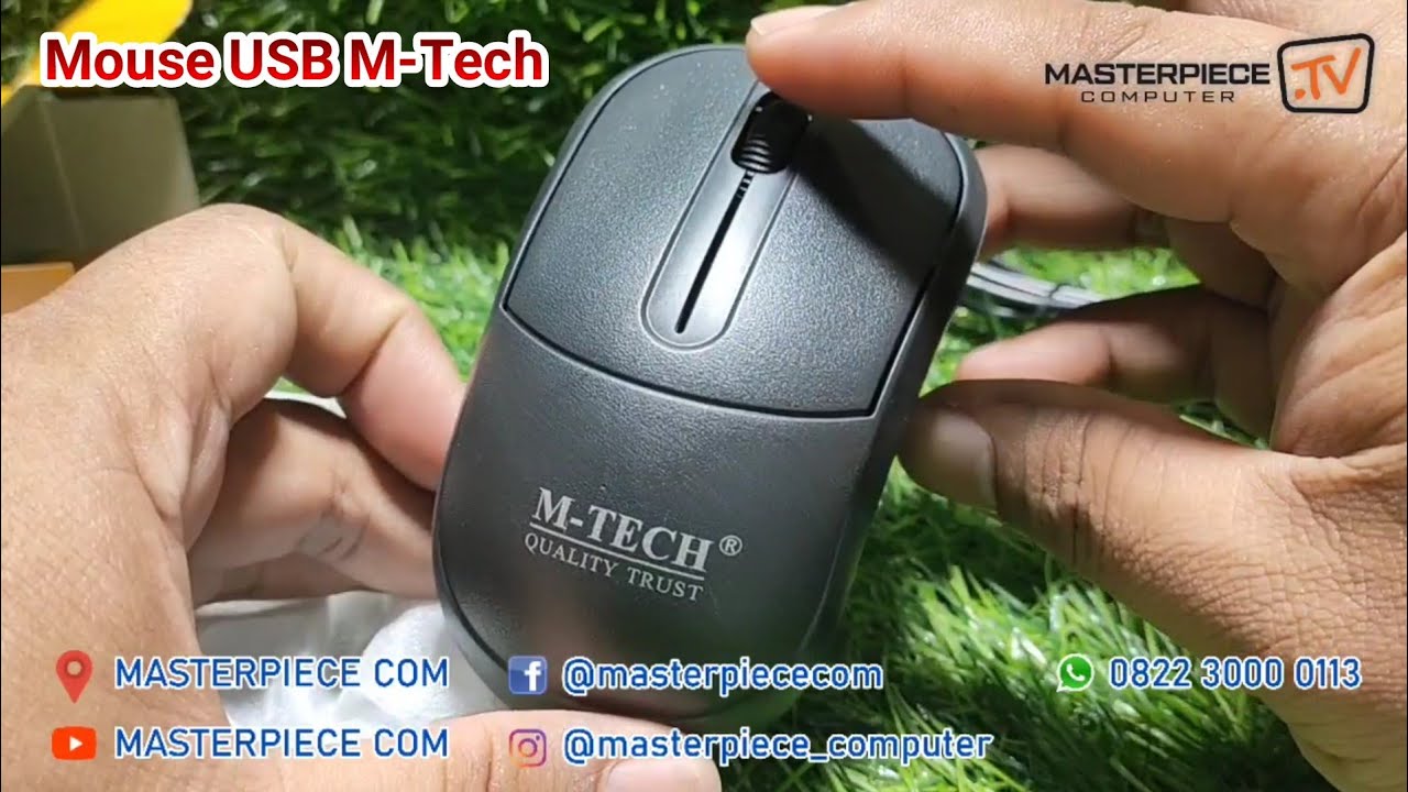 Unboxing & Review Mouse USB Murah. M-Tech MT-129. Plug In Play, Easy ...