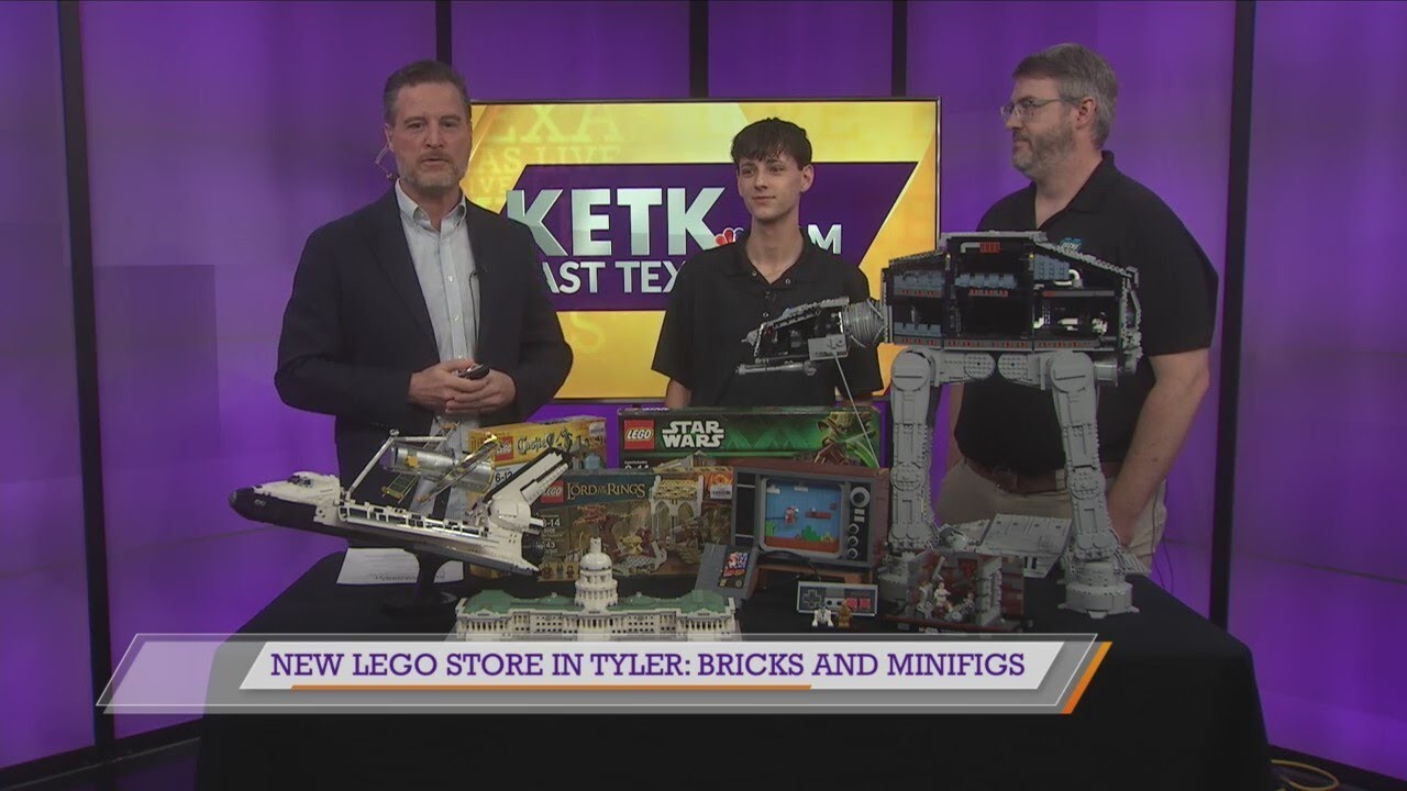 Bricks and Minifigs: New Lego store opens in Tyler - YouTube