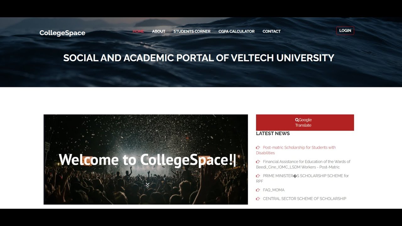 COLLAGESPACE : A Social and Academic portal for collage student ...