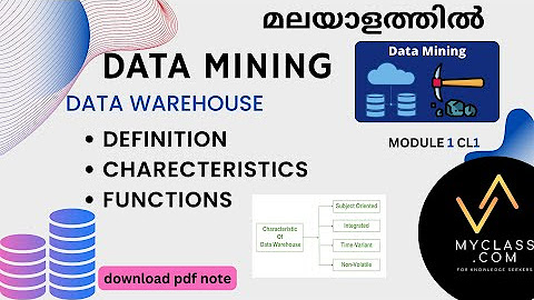 Data Mining Tutorial Playlist | Learn Data Mining in Malayalam - YouTube