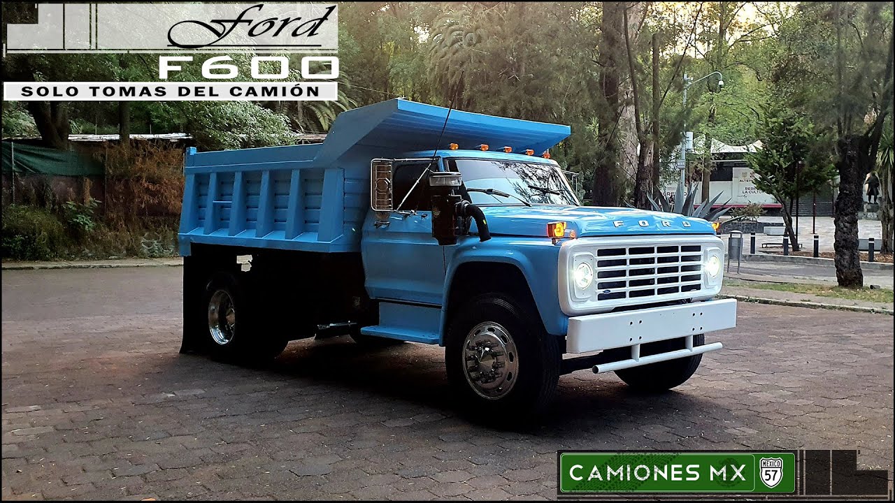 ¡Ford F600 'Papá pitufo' (solo tomas del camión) en Camiones Mx! - YouTube