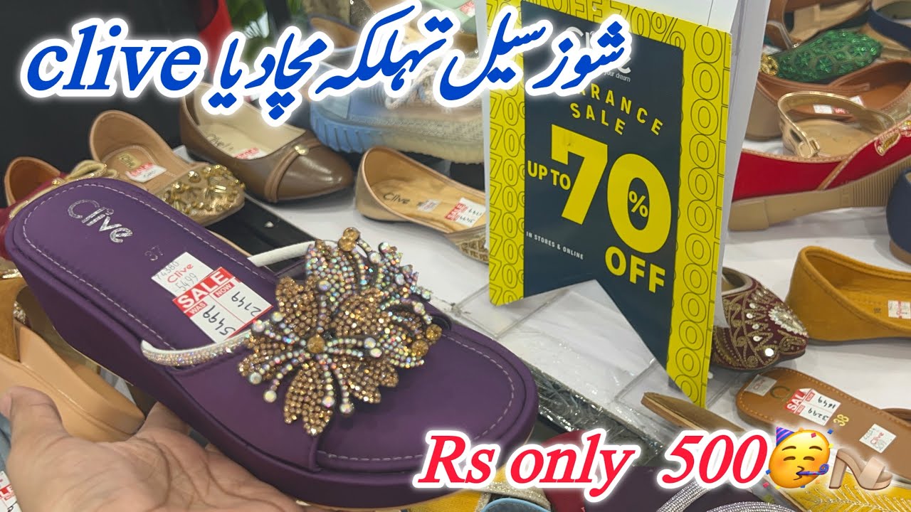Clive shoes flat 70% off 🔥🥳clearance sale Rs only 500|clive shoes ...