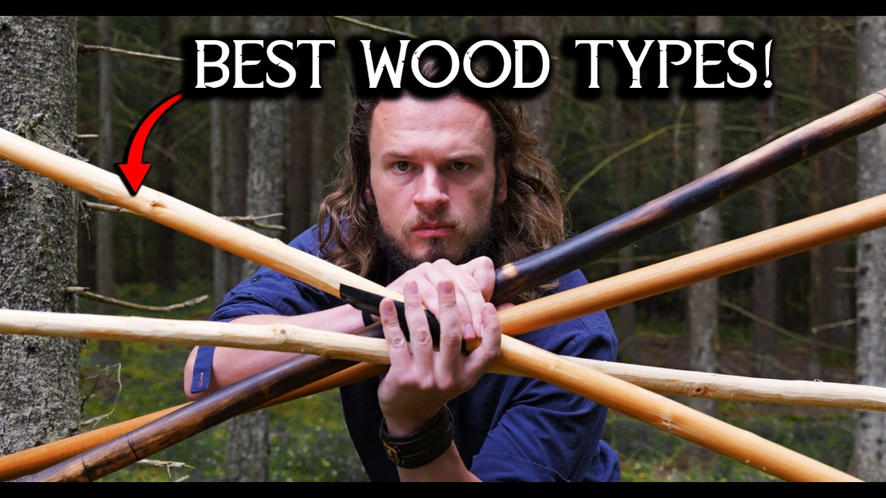 What makes the PERFECT bushcraft STICK? (best wood type) - YouTube