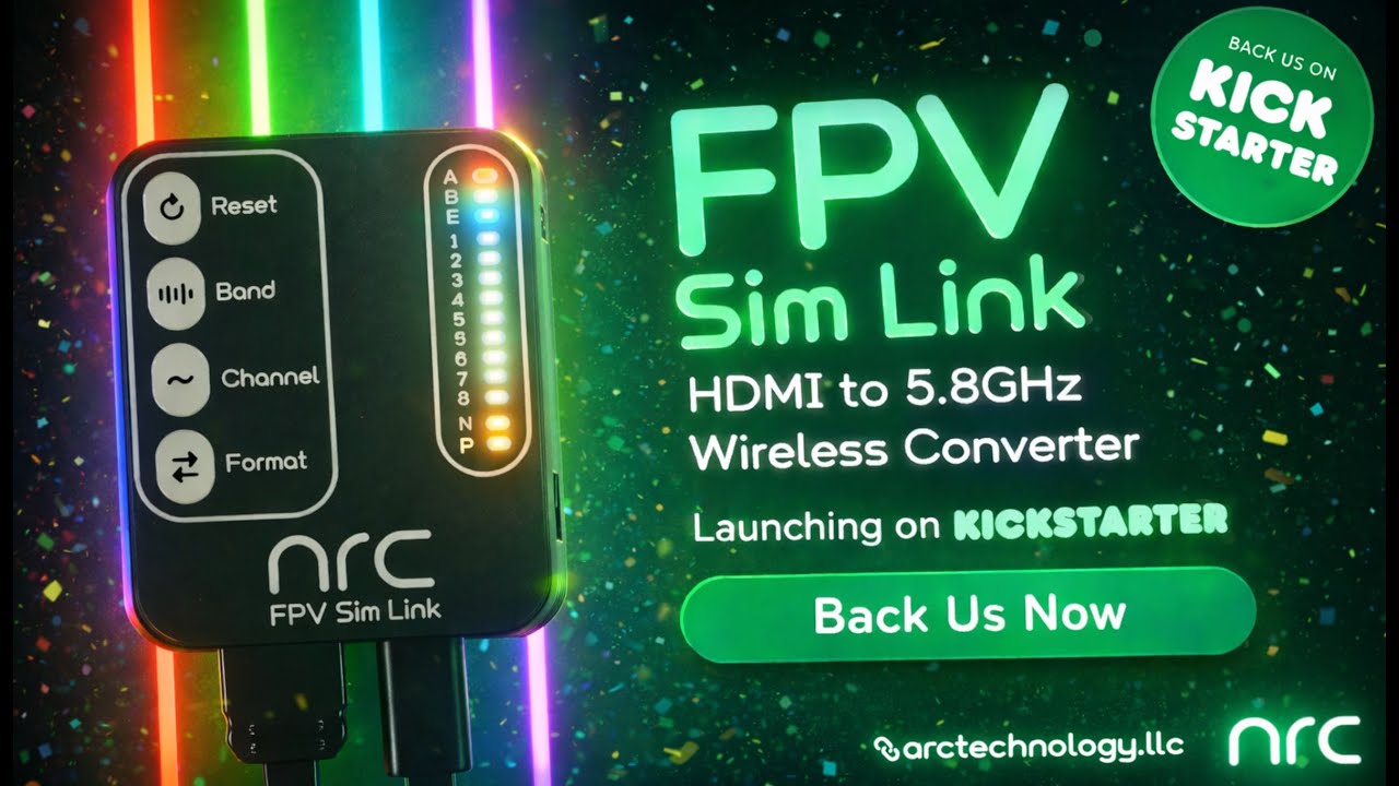 FPV Sim Link - HDMI 5.8GHz Video Transmitter | Kickstarter Trailer 🚀 ...