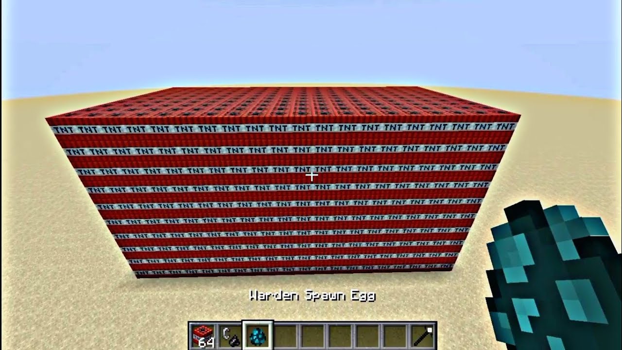 MINECRAFT 2000 TNT & RAIN OF TNT VS WARDEN BATTLE - YouTube